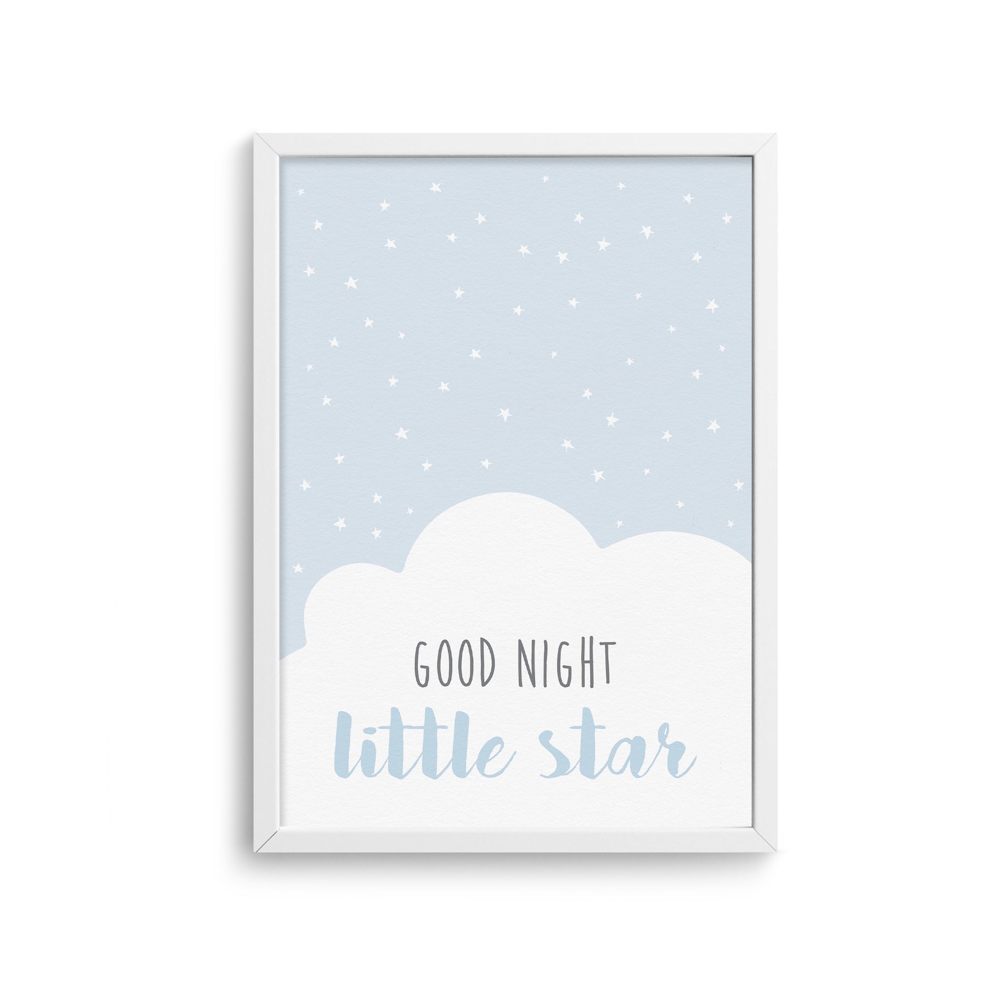 Goodnight Star Blue Poster – gaeacom