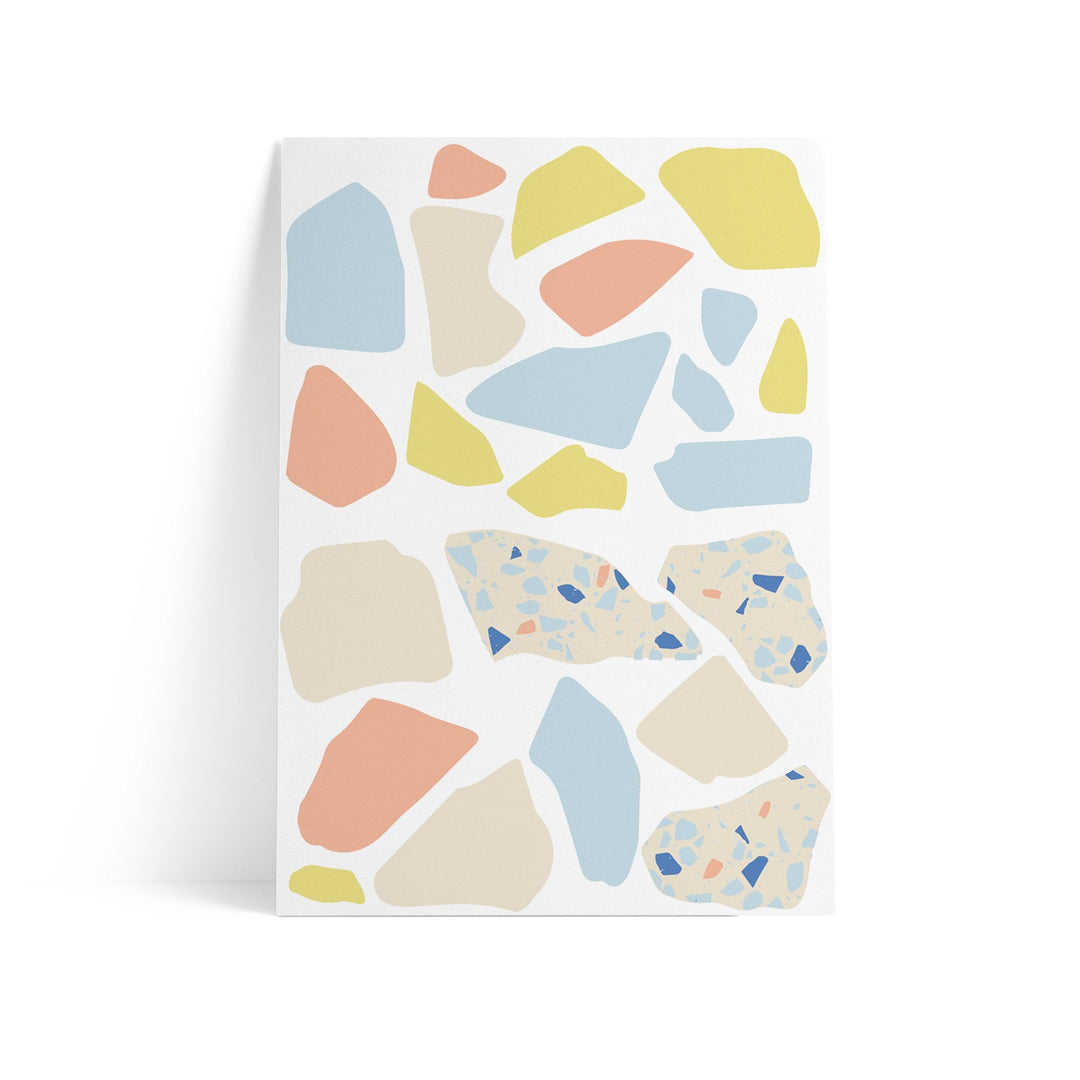 Terrazzo Pastel Kids Room Wall Sticker – gaeacom